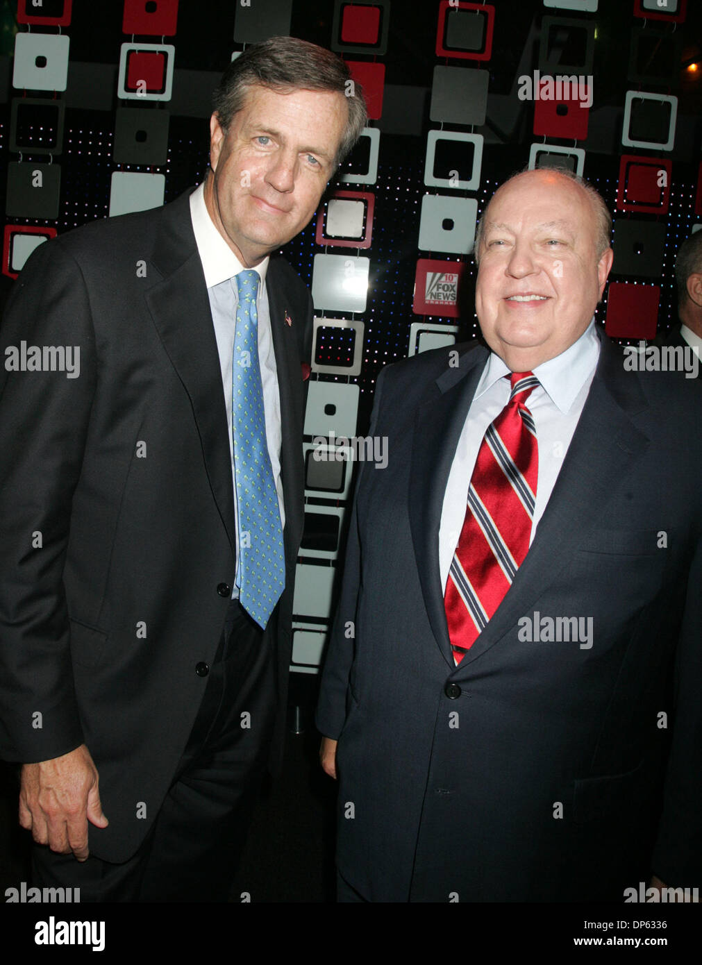 Oct 04, 2006; New York, NY, USA; News personality BRIT HUME and ROGER ...