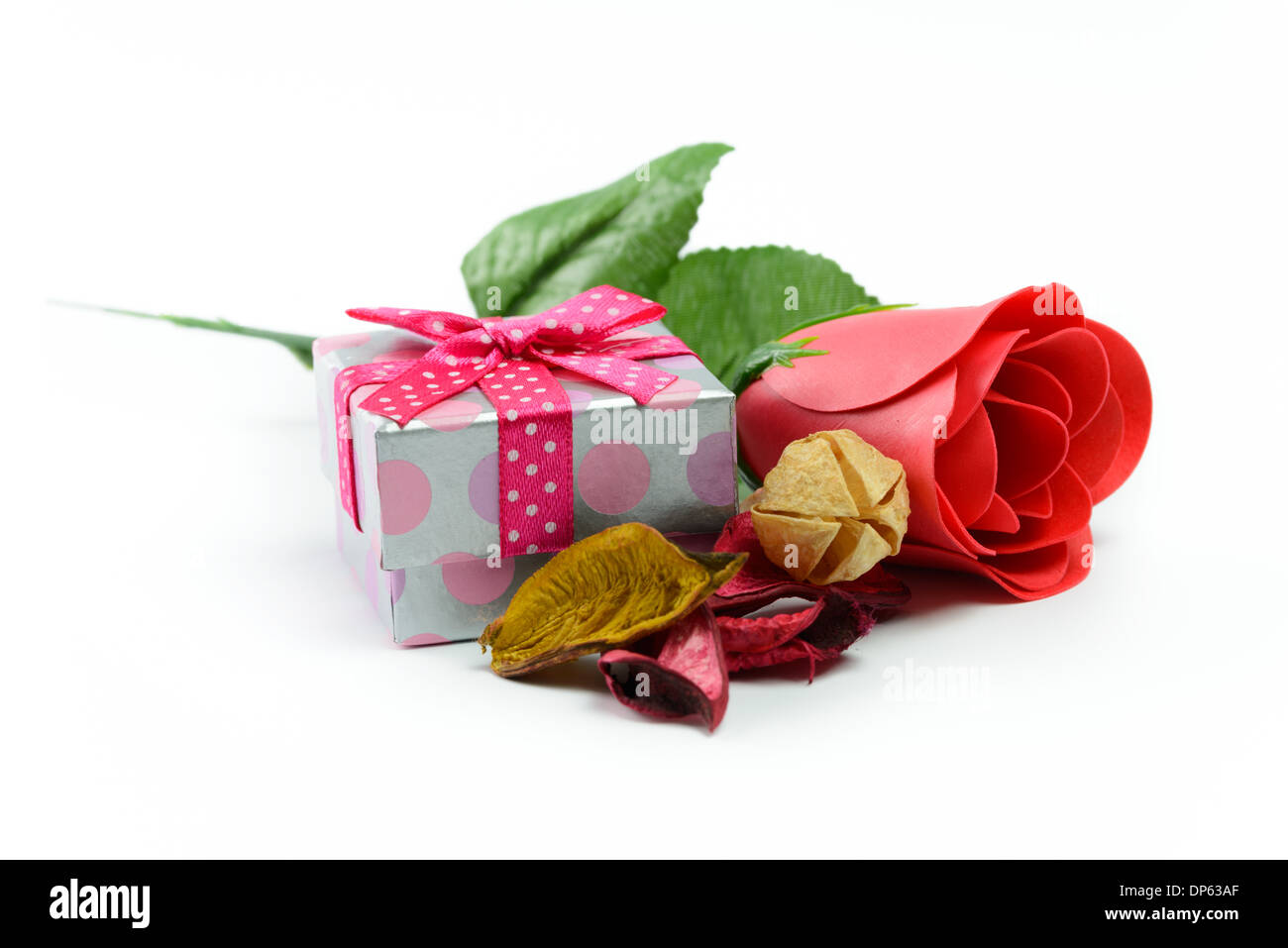 Heart rose theme love Cut Out Stock Images & Pictures - Alamy