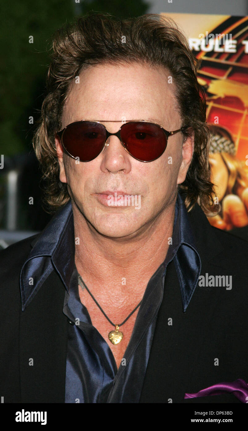 Oct 04, 2006; New York, NY, USA; Actor MICKEY ROURKE at the New York ...