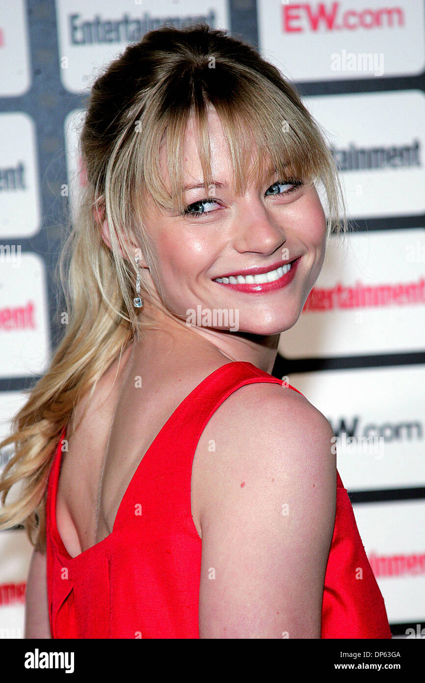 Oct 04, 2006; West Hollywood, CA, USA; Actress EMILIE DE RAVIN during ...