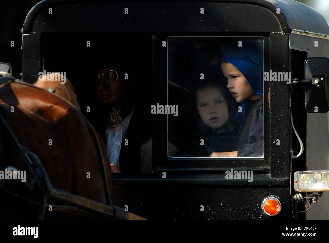 Amish funeral procession hi-res stock photography and images - Alamy