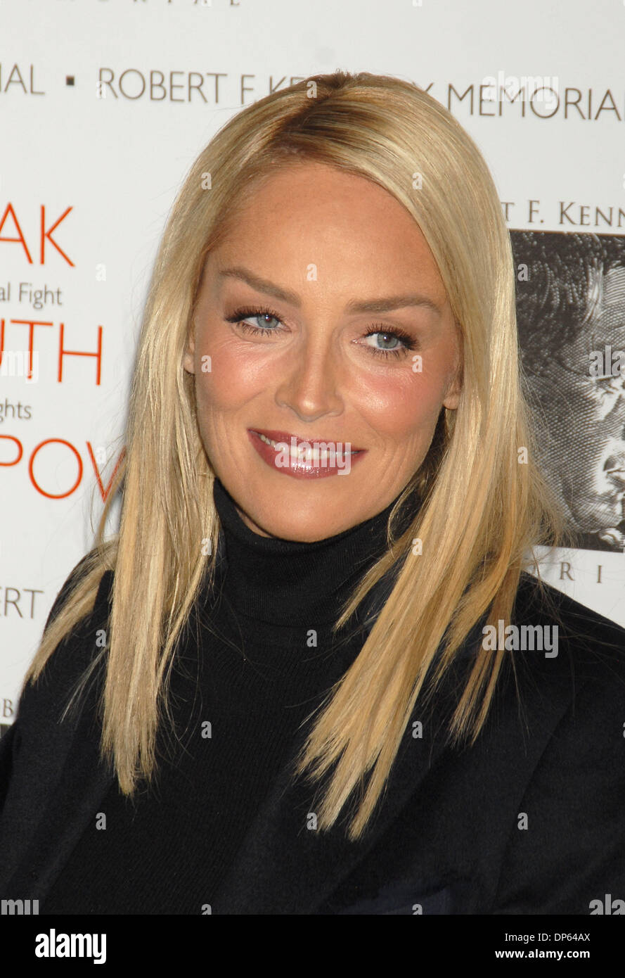 Oct 07, 2006; New York, NY, USA; SHARON STONE at the RFK Memorial ...