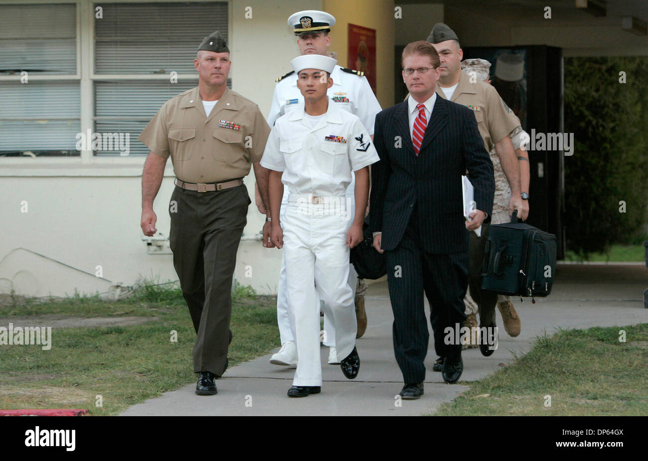 Oct 06, 2006; Camp Pendleton, California, USA; Navy Pettty Officer 3rd ...