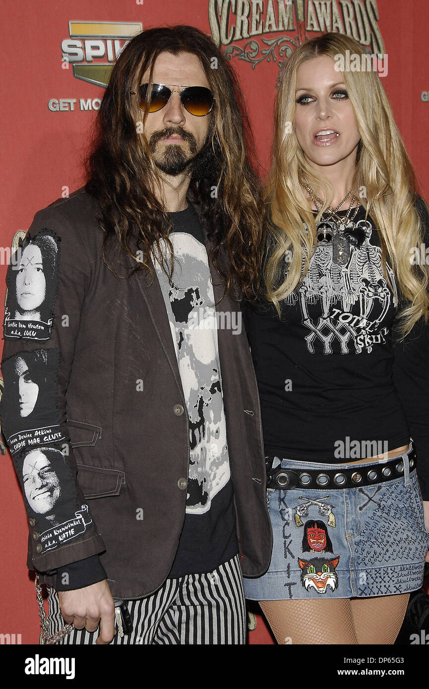 October 7, 2006; Hollywood, CA, USA; Musician/director ROB ZOMBIE (L ...