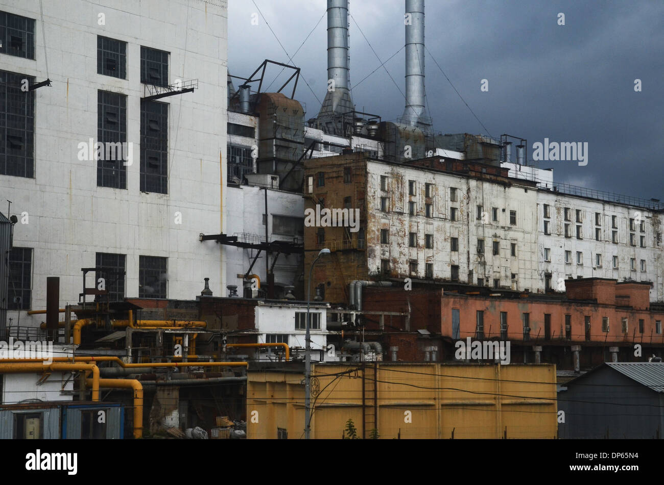 Old factory in Moscow Stock Photo - Alamy