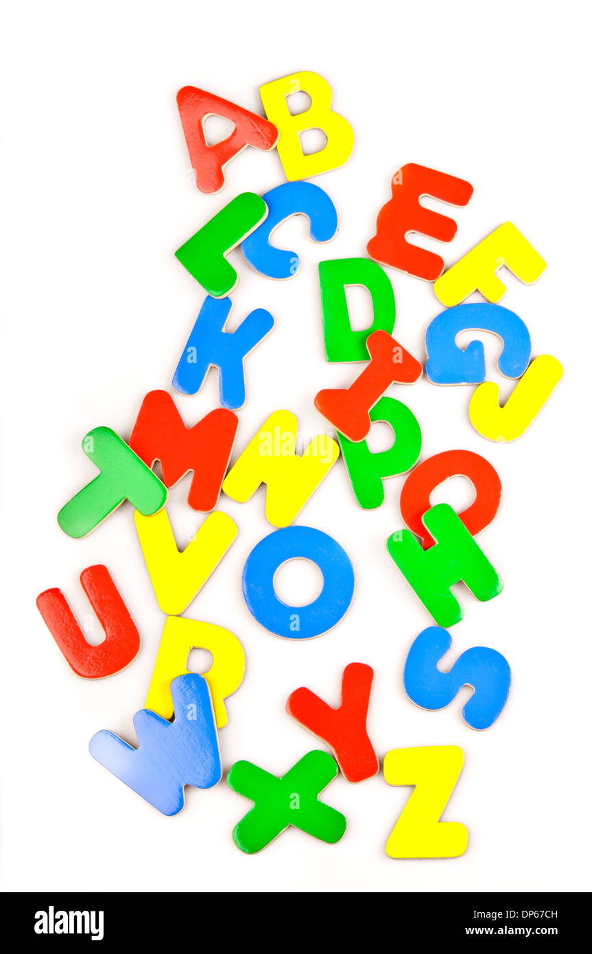 colorful alphabet letters Stock Photo - Alamy