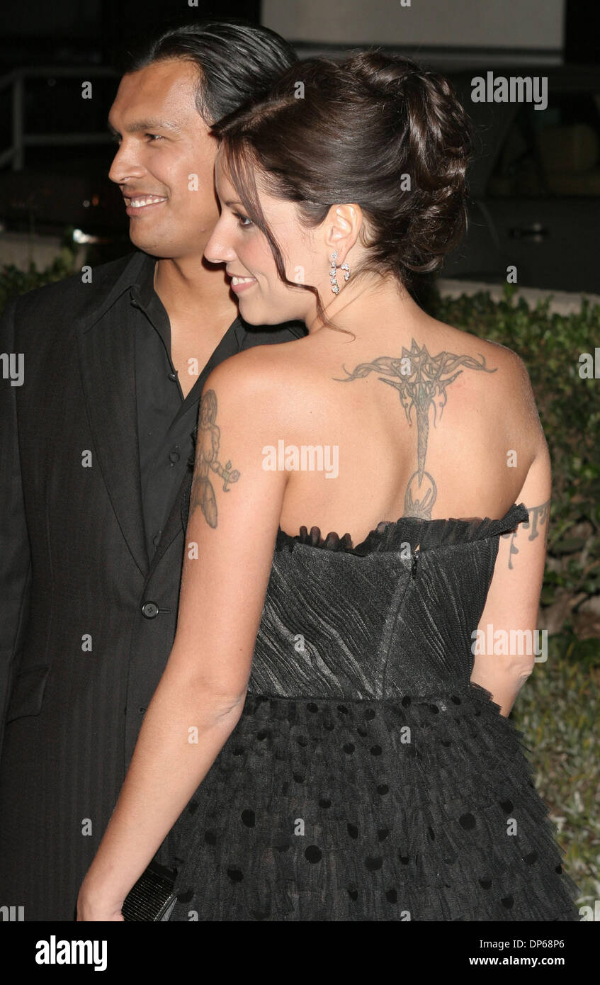 Oct 09, 2006; Los Angeles, CA, USA; ADAM BEACH's wife TARA and her ...
