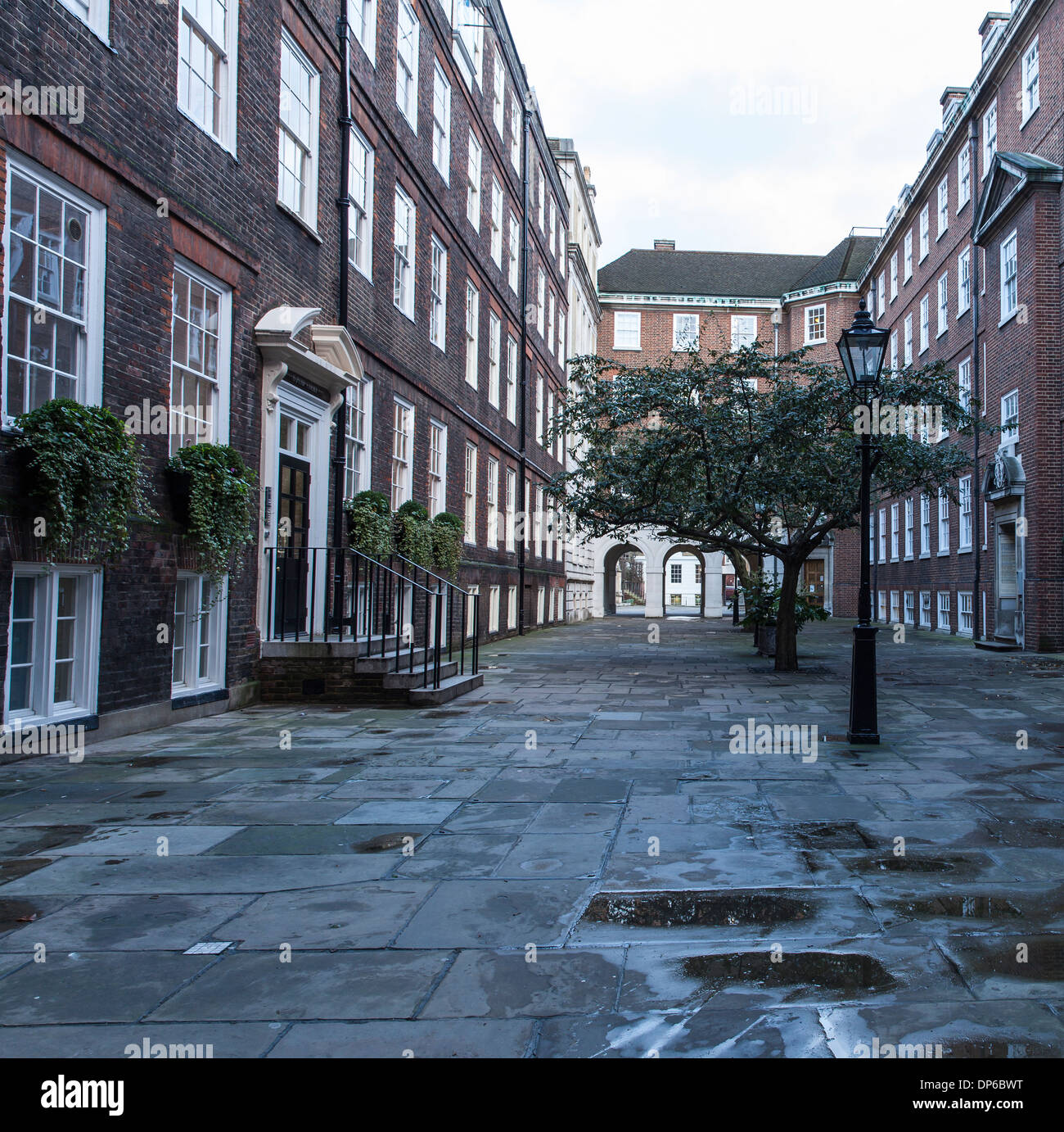View of Pump Court in the Middle Temple part of the legal district in ...