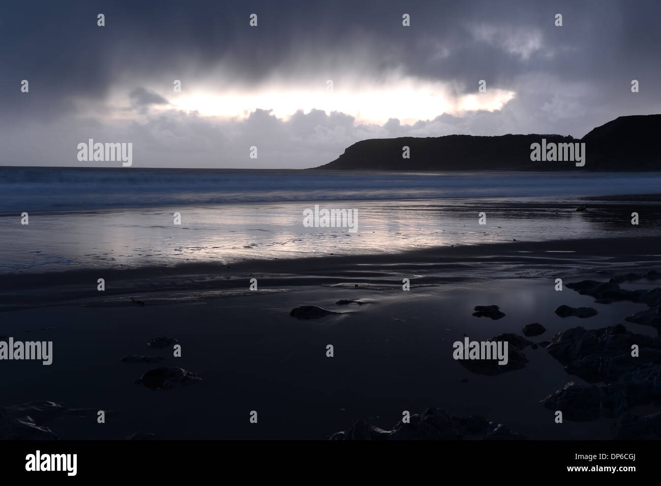Dark clouds reflected on hi-res stock photography and images - Alamy
