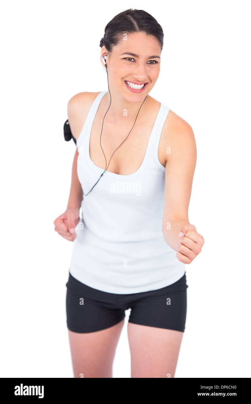 Woman attractive running Cut Out Stock Images & Pictures - Alamy