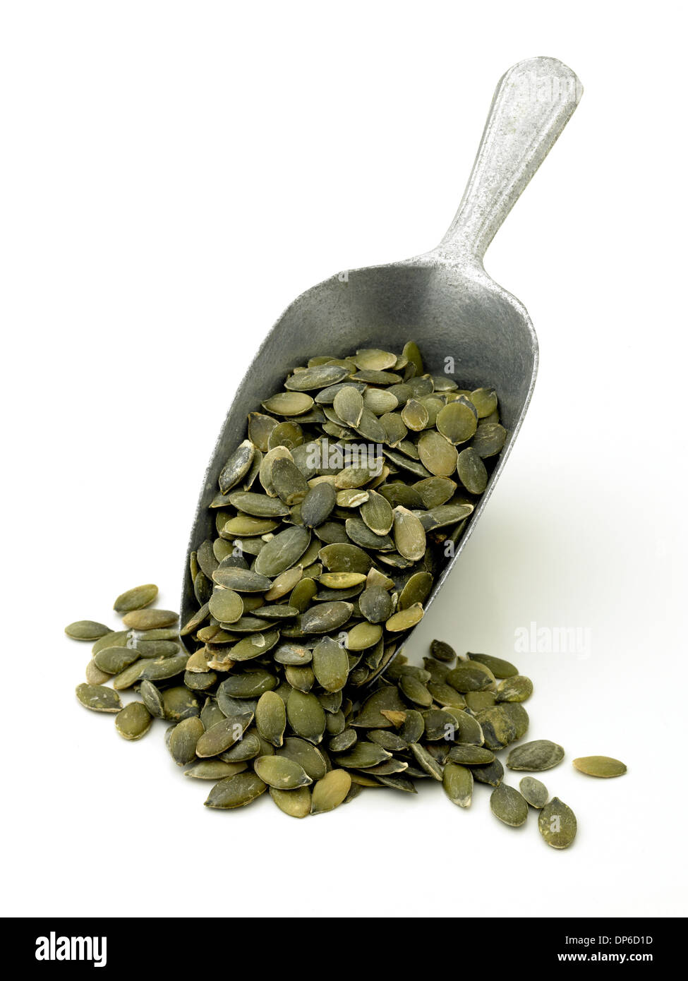 Pumpkin green seeds in Cut Out Stock Images & Pictures - Alamy