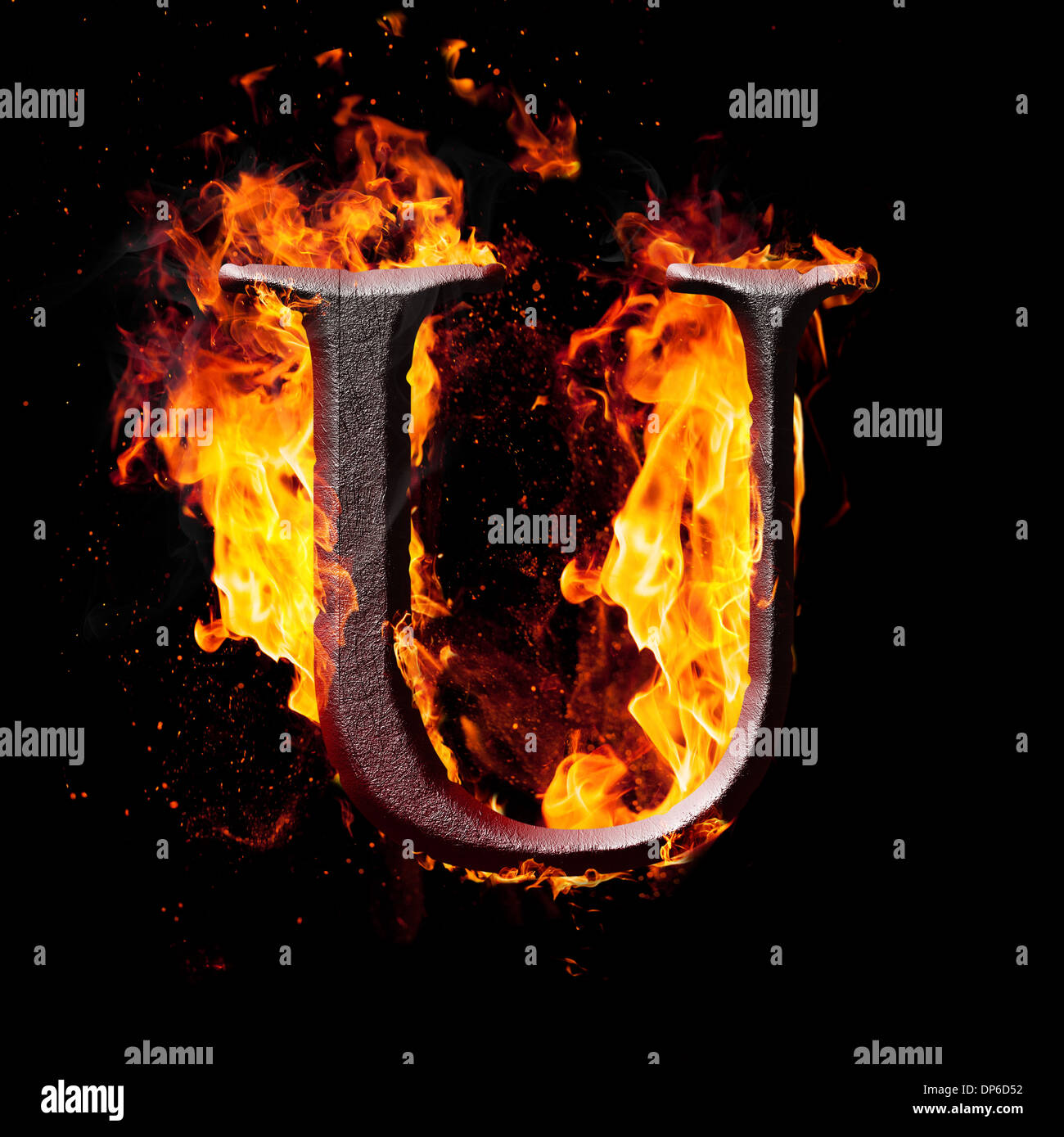 Fire Letters U