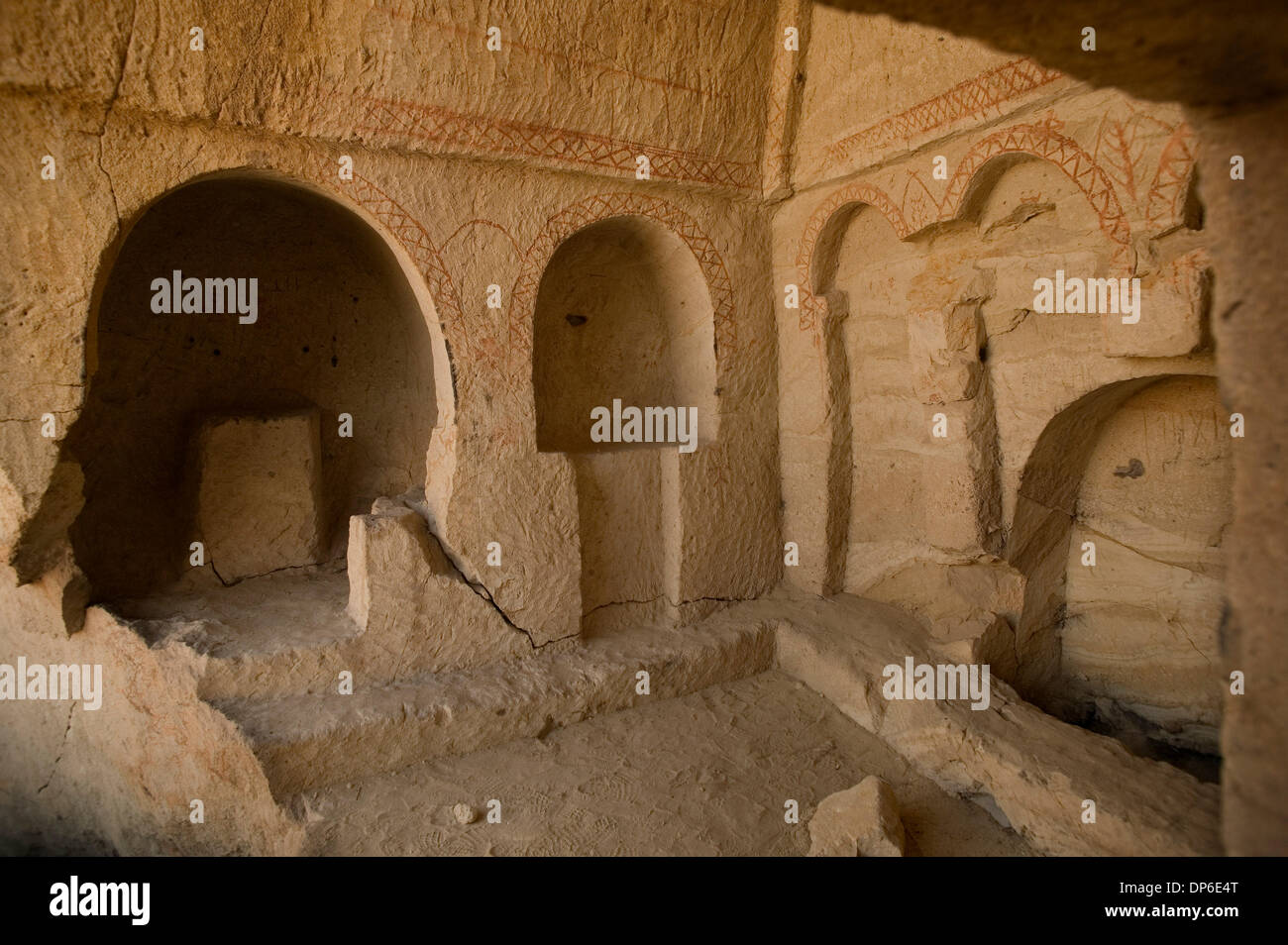Oct 12, 2006; Cappadocia Region, TURKEY; A small church carved into a ...