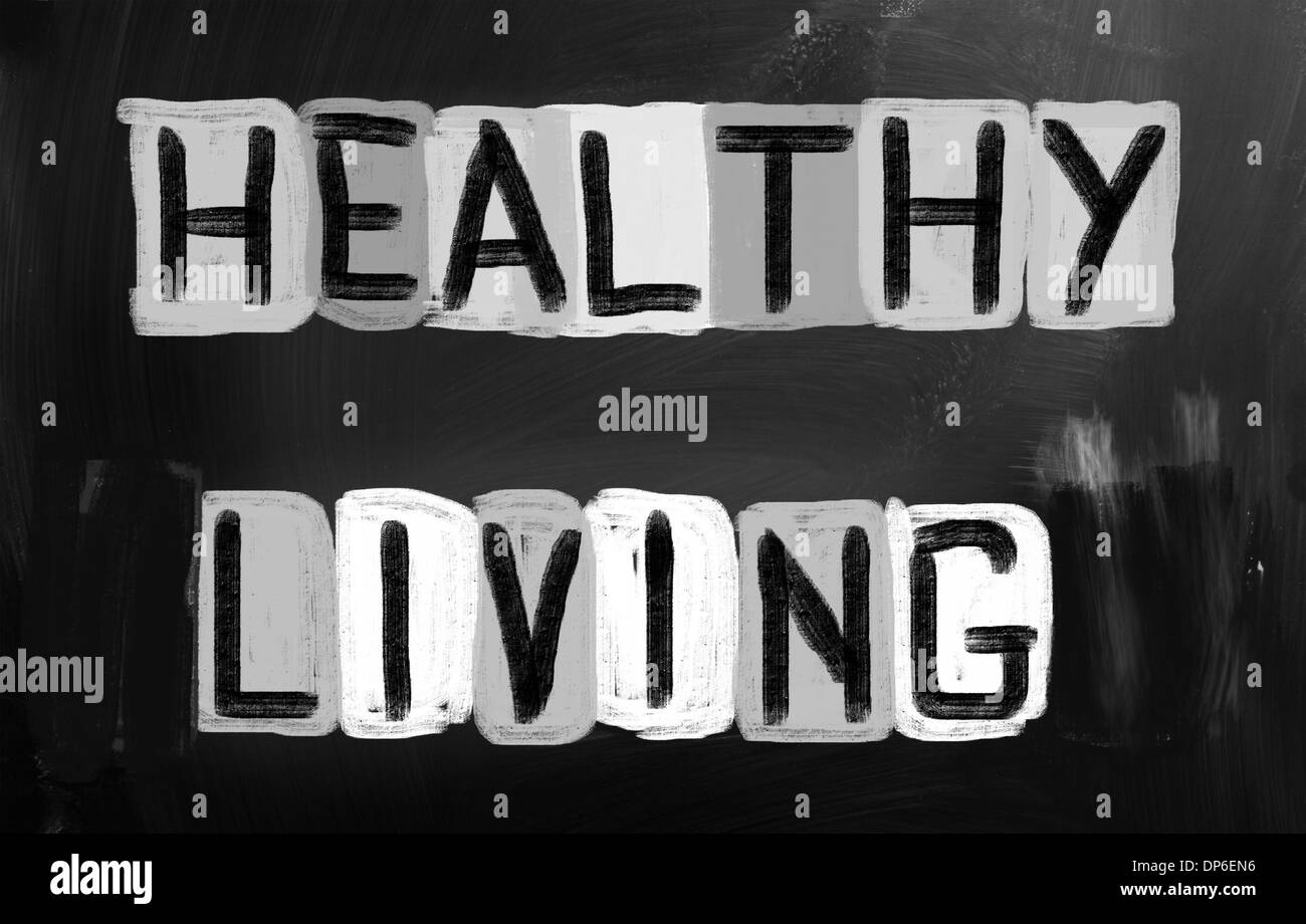 Healthy Living Concept Stock Photo - Alamy