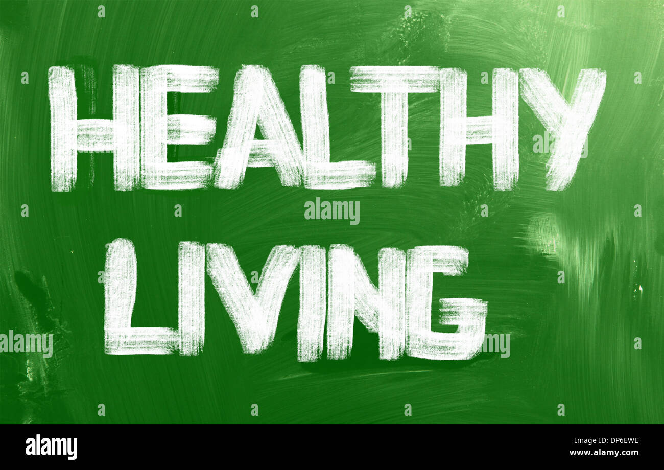 Healthy Living Concept Stock Photo - Alamy