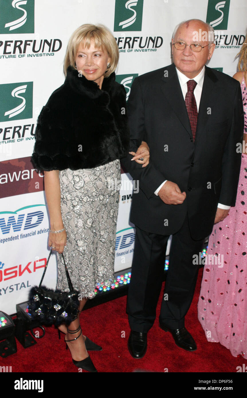 Oct 14, 2006; New York, NY, USA; Former Soviet Presdient MIKHAIL ...