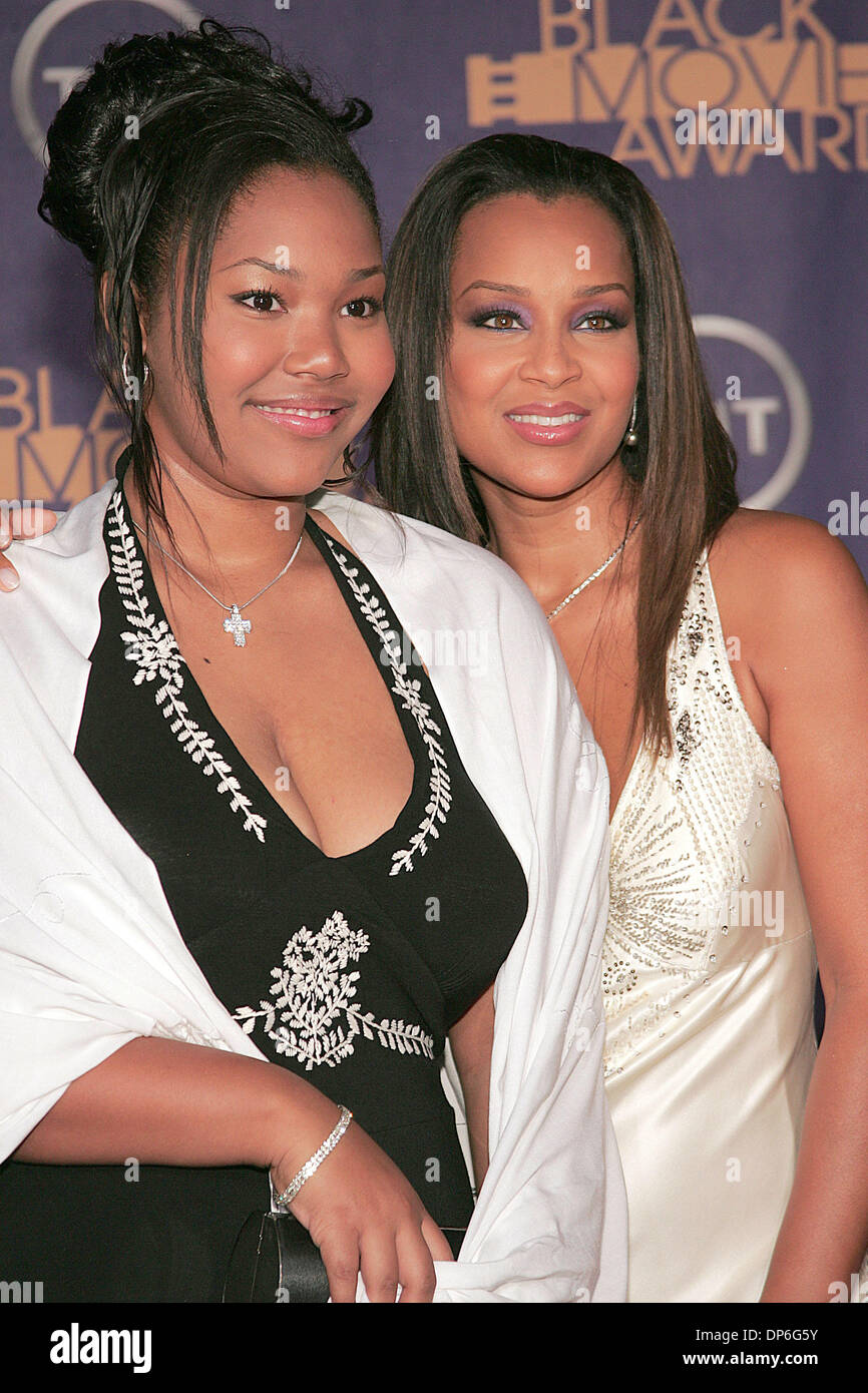 Oct 15, 2006; Los Angeles, CA, USA; LISARAYE MCCOY and daughter ...