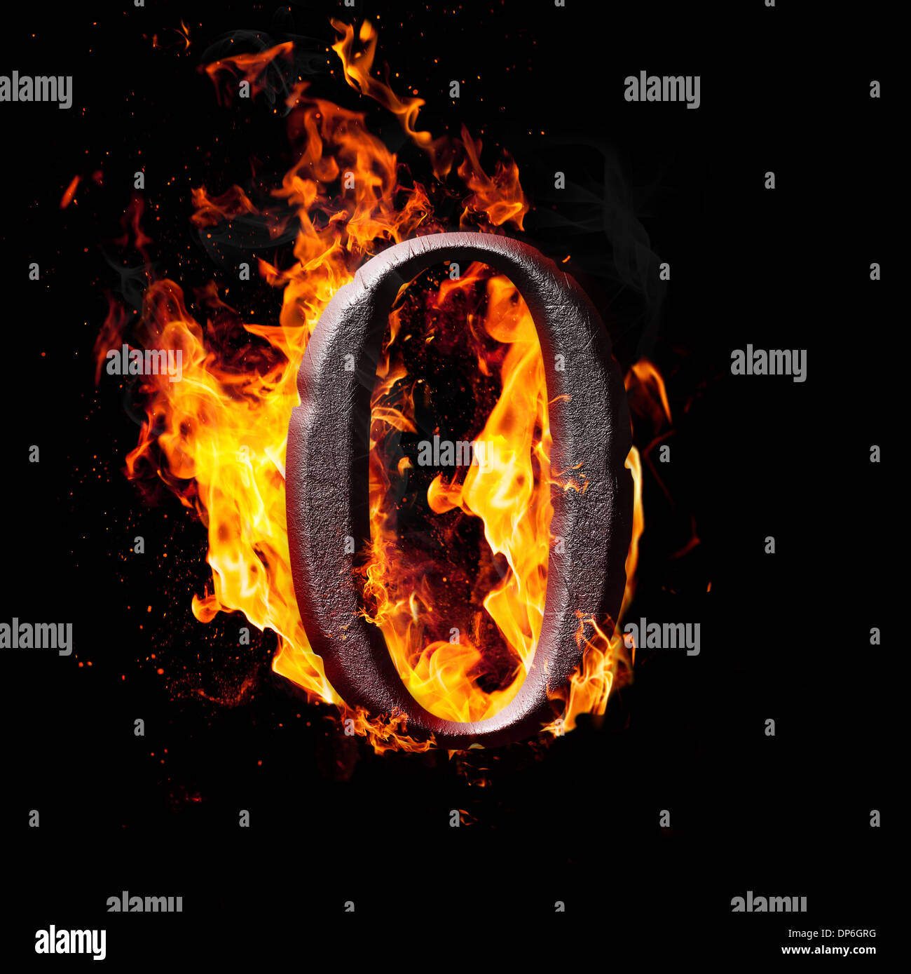 Burning numbers hi-res stock photography and images - Alamy