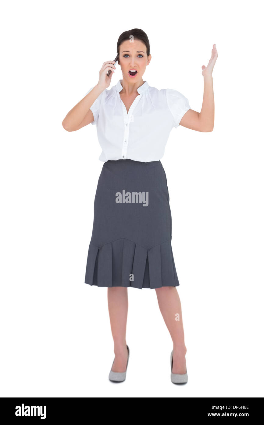 Shocked phone call Cut Out Stock Images & Pictures - Alamy