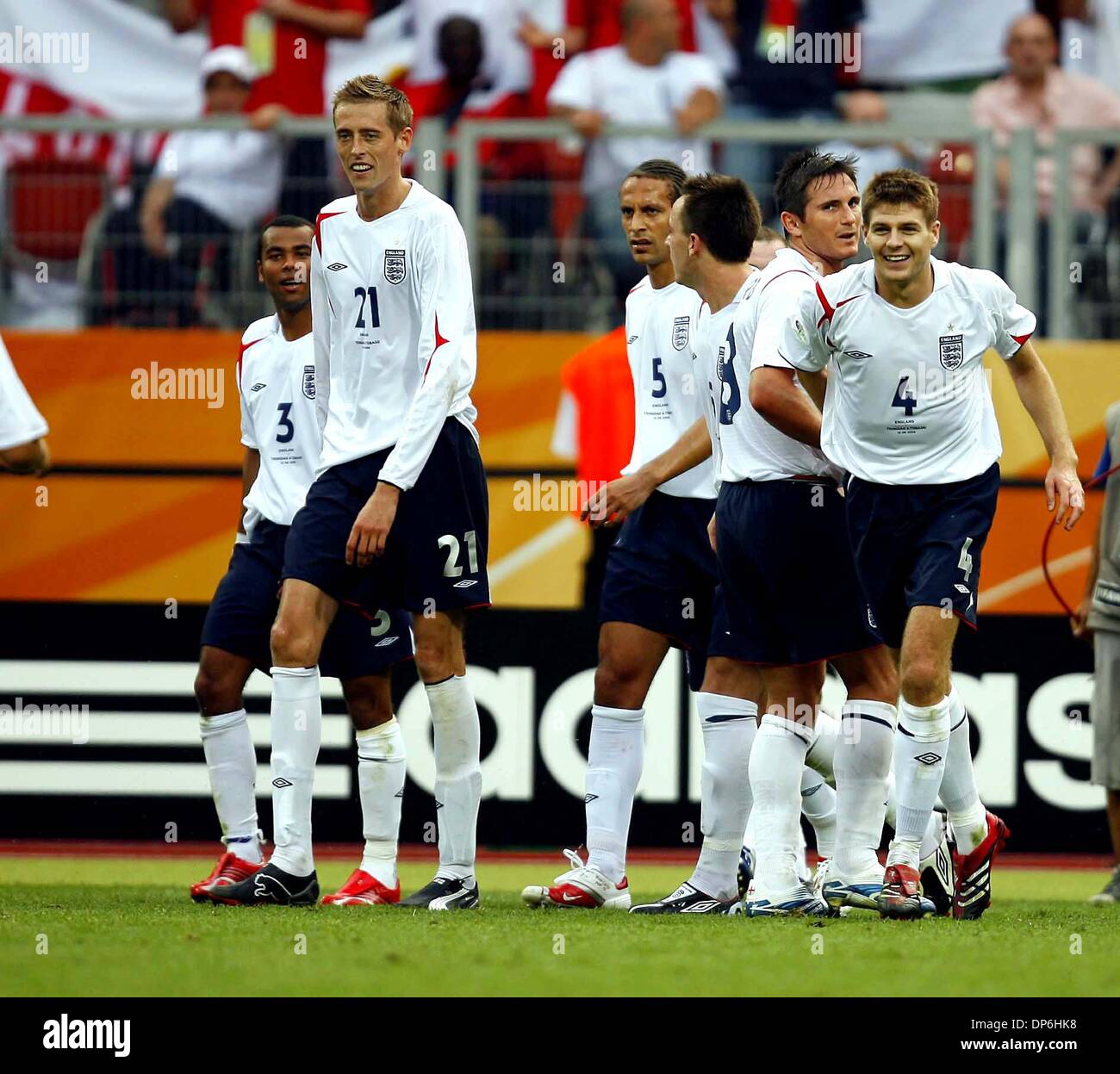June 15, 2006 - World Cup Stadium, NUREMBERG, GERMANY - K48322.ENGLAND ...