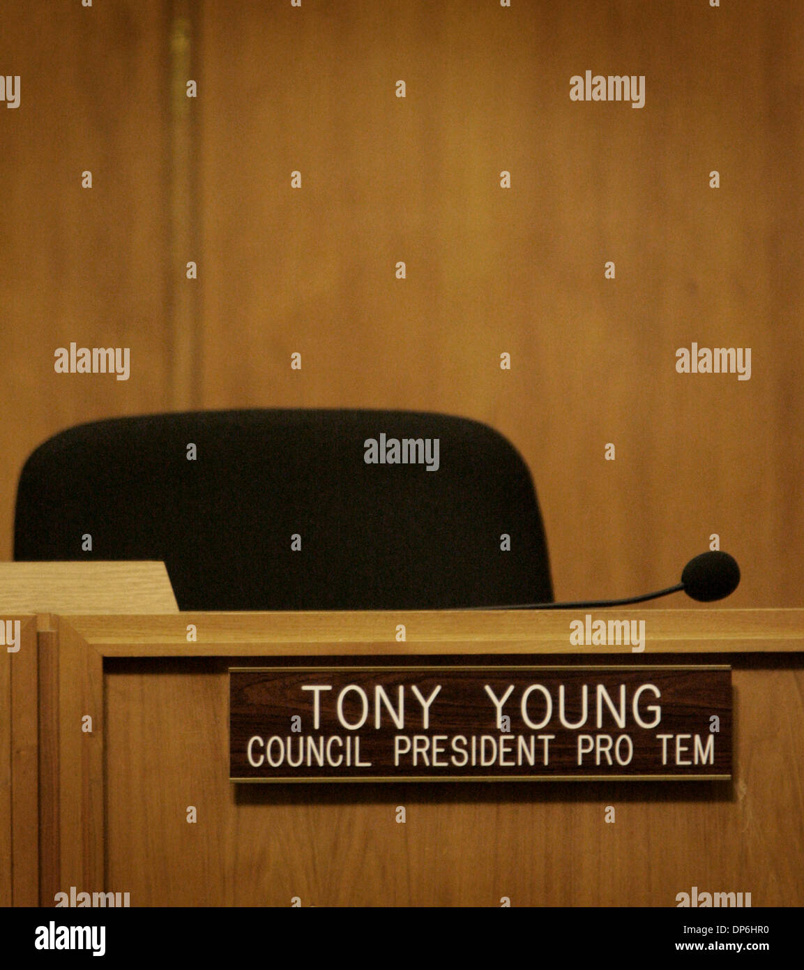 Sep 03, 2006; San Diego, CA, USA; San Diego City Council President Pro ...