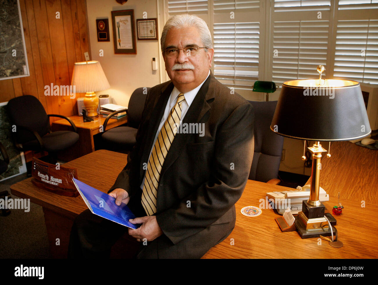 Oct 12, 2006; Oceanside, CA, USA; Oceanside Schools Superintendent KEN ...