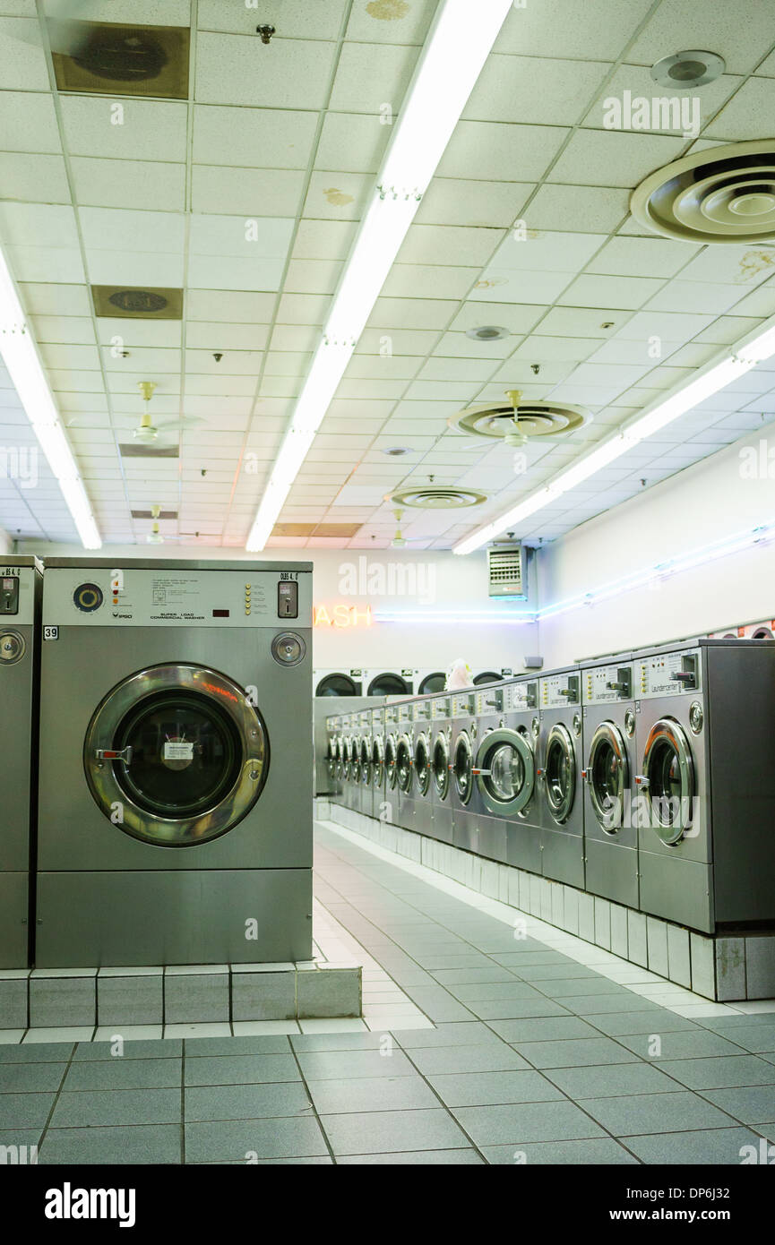Laundromats are a quintessential part of any big City landscape: an ...