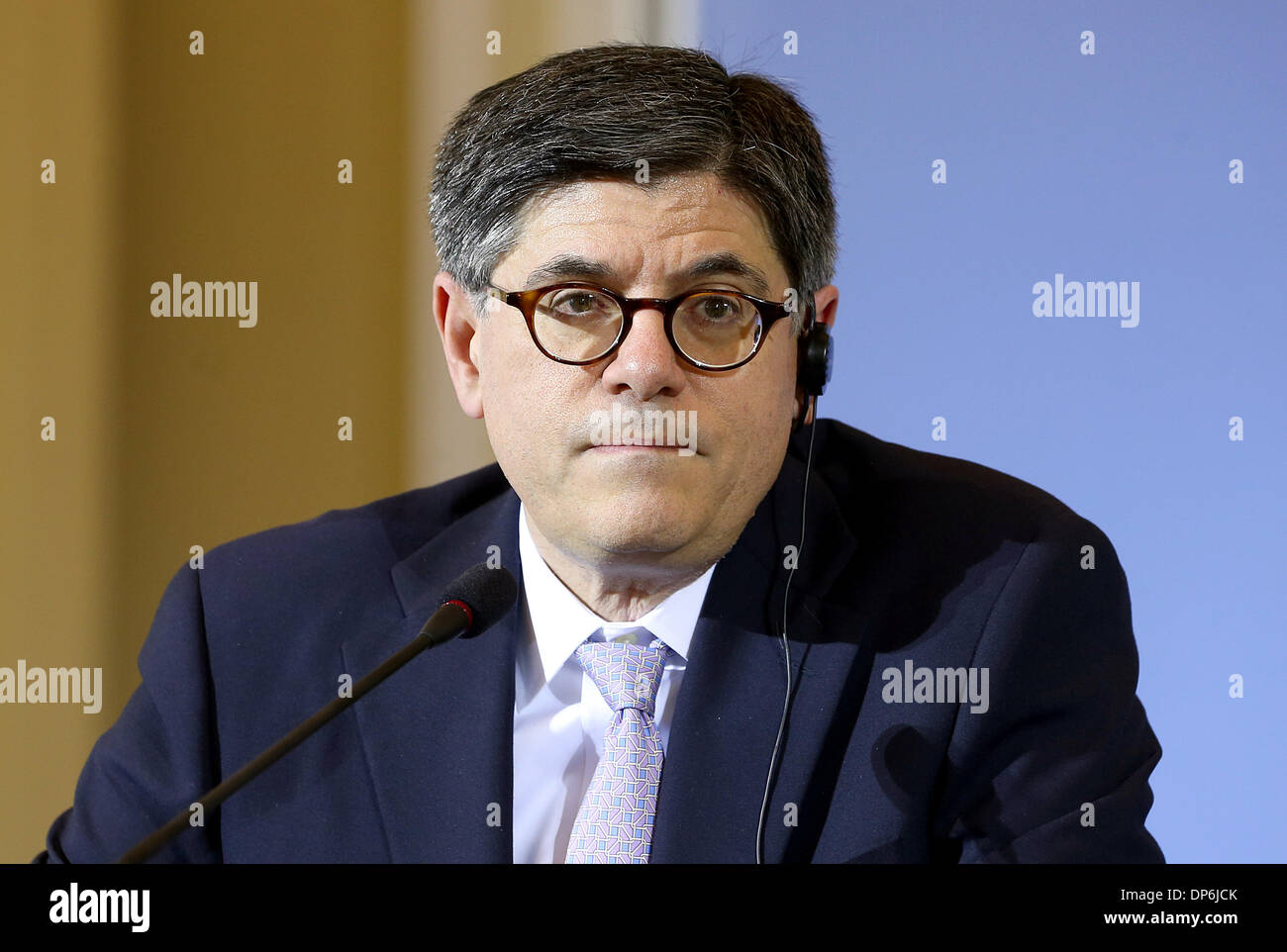Berlin, Germany. 08th Jan, 2014. United States Secretary of Treasury ...
