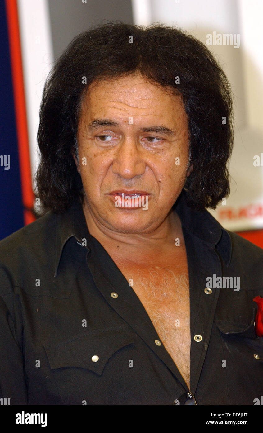 Oct 16, 2006; Fort Bragg, NC, USA; Legendary Musician GENE SIMMONS of ...