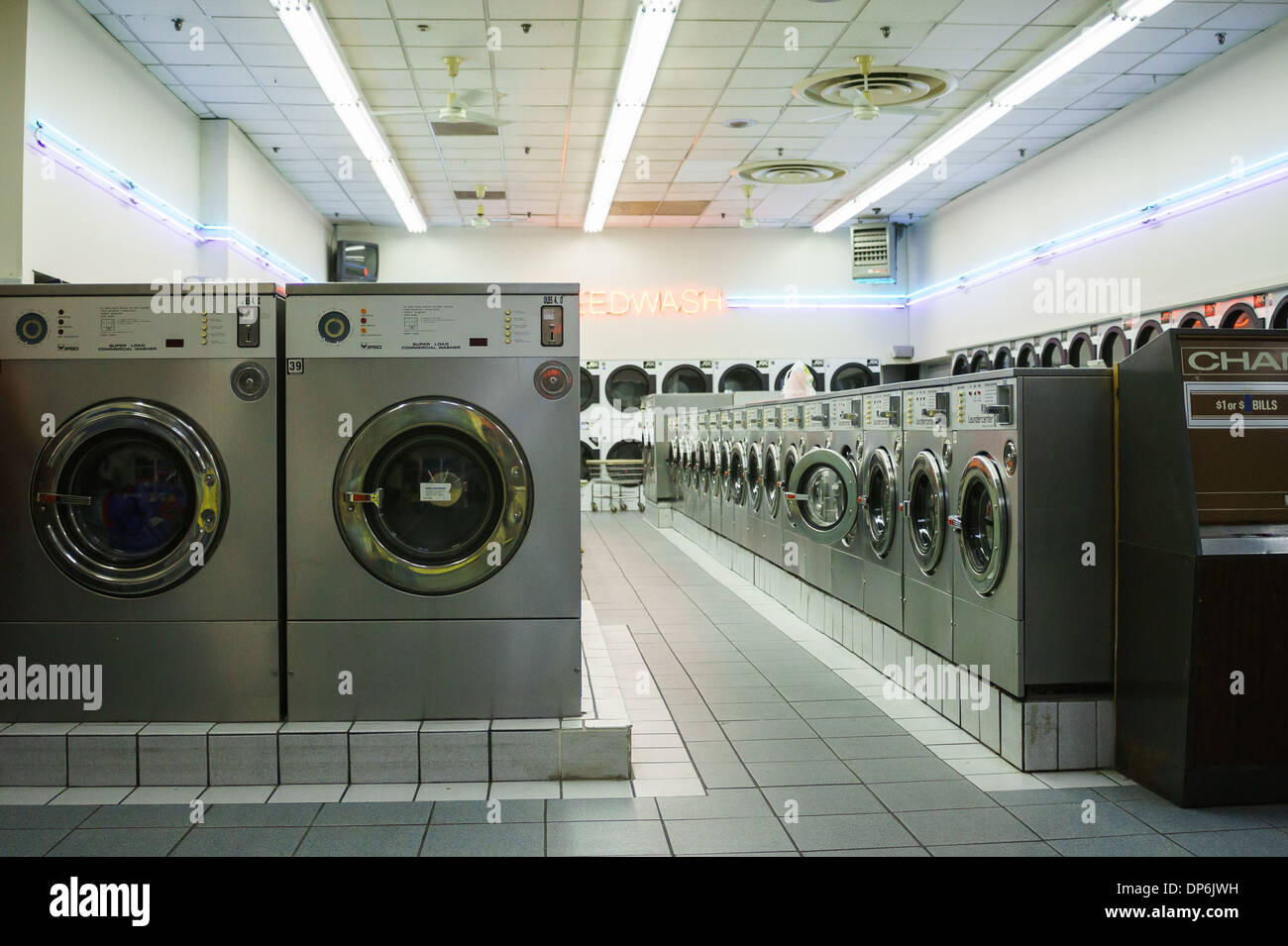 Laundromats are a quintessential part of any big City landscape: an ...