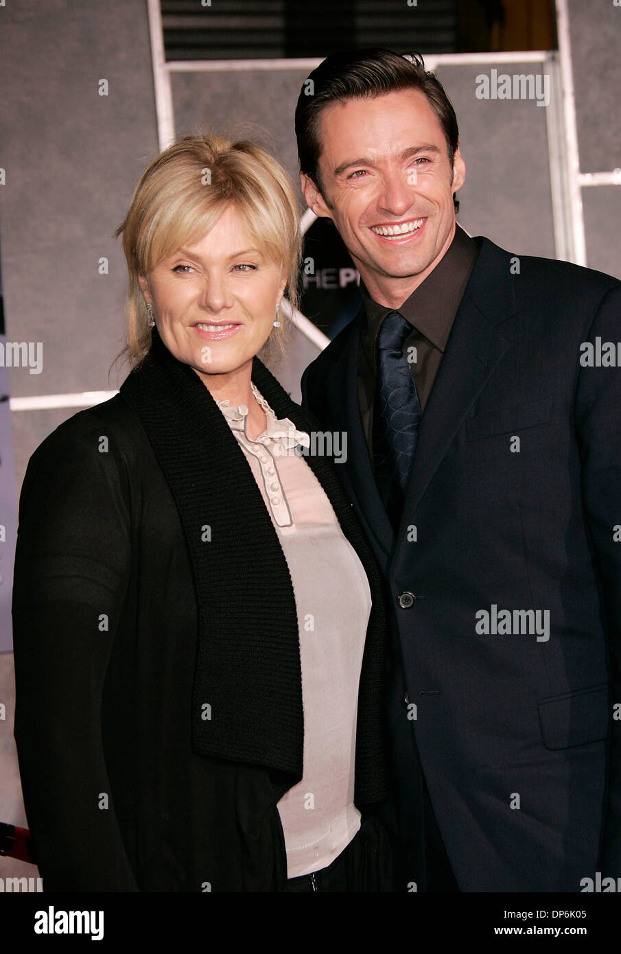 Oct 17, 2006; Hollywood, California, USA; Actor HUGH JACKMAN & Wife ...