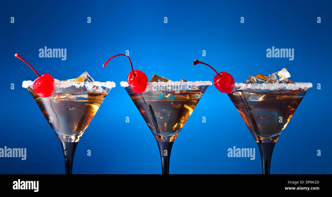 Blue cherry martini hi-res stock photography and images - Alamy