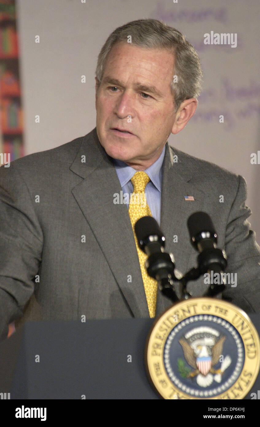 Oct 18, 2006; Greensboro, NC, USA; US President GEORGE W. BUSH visits ...