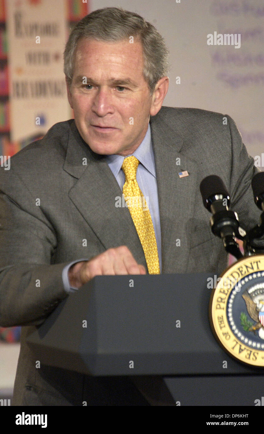Oct 18, 2006; Greensboro, NC, USA; US President GEORGE W. BUSH visits ...