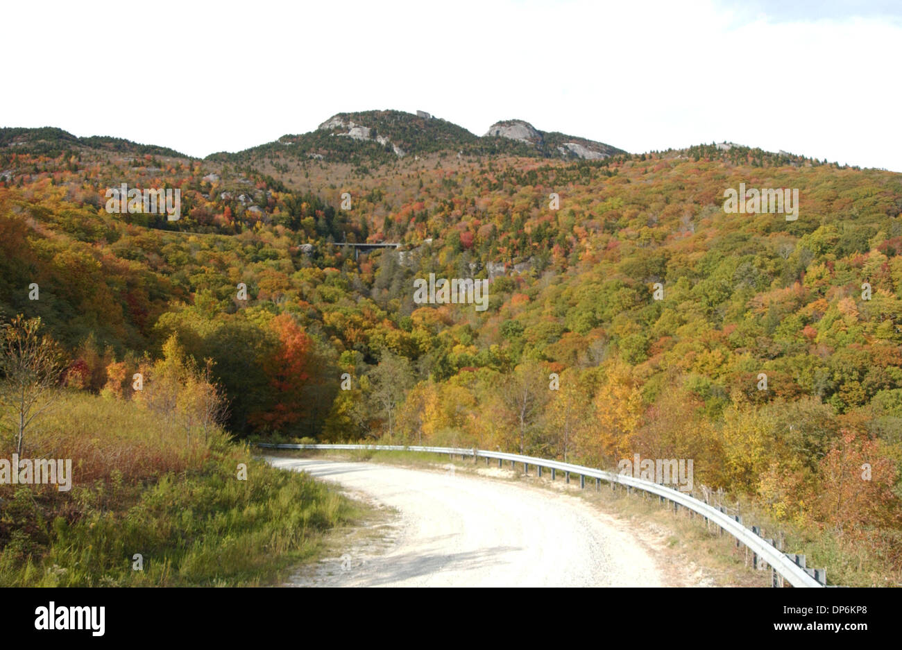 Oct 19, 2006; Boone, NC, USA; The fall colors show along the Blue Ridge ...