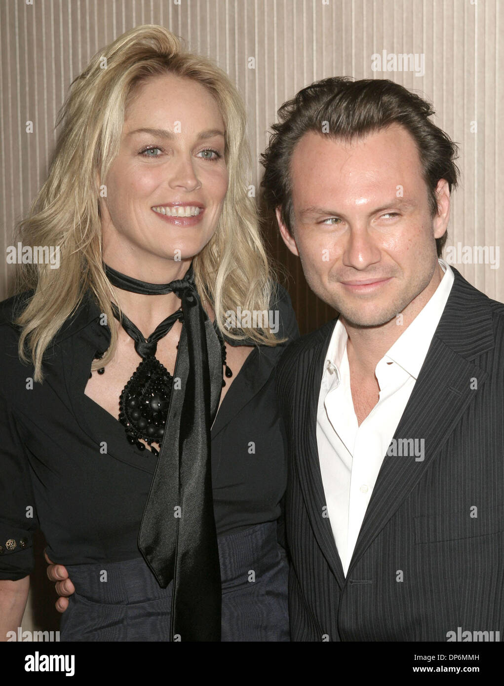 Oct 23, 2006; Los Angeles, CA, USA; Actors SHARON STONE AND CHRISTIAN ...