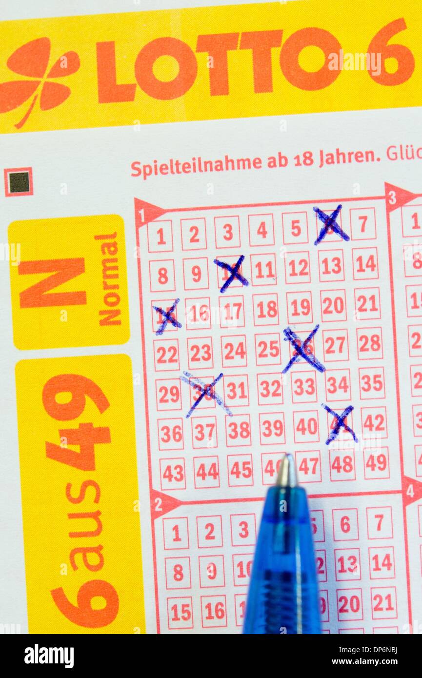 Lotto ticket 2013 hi-res stock photography and images - Alamy