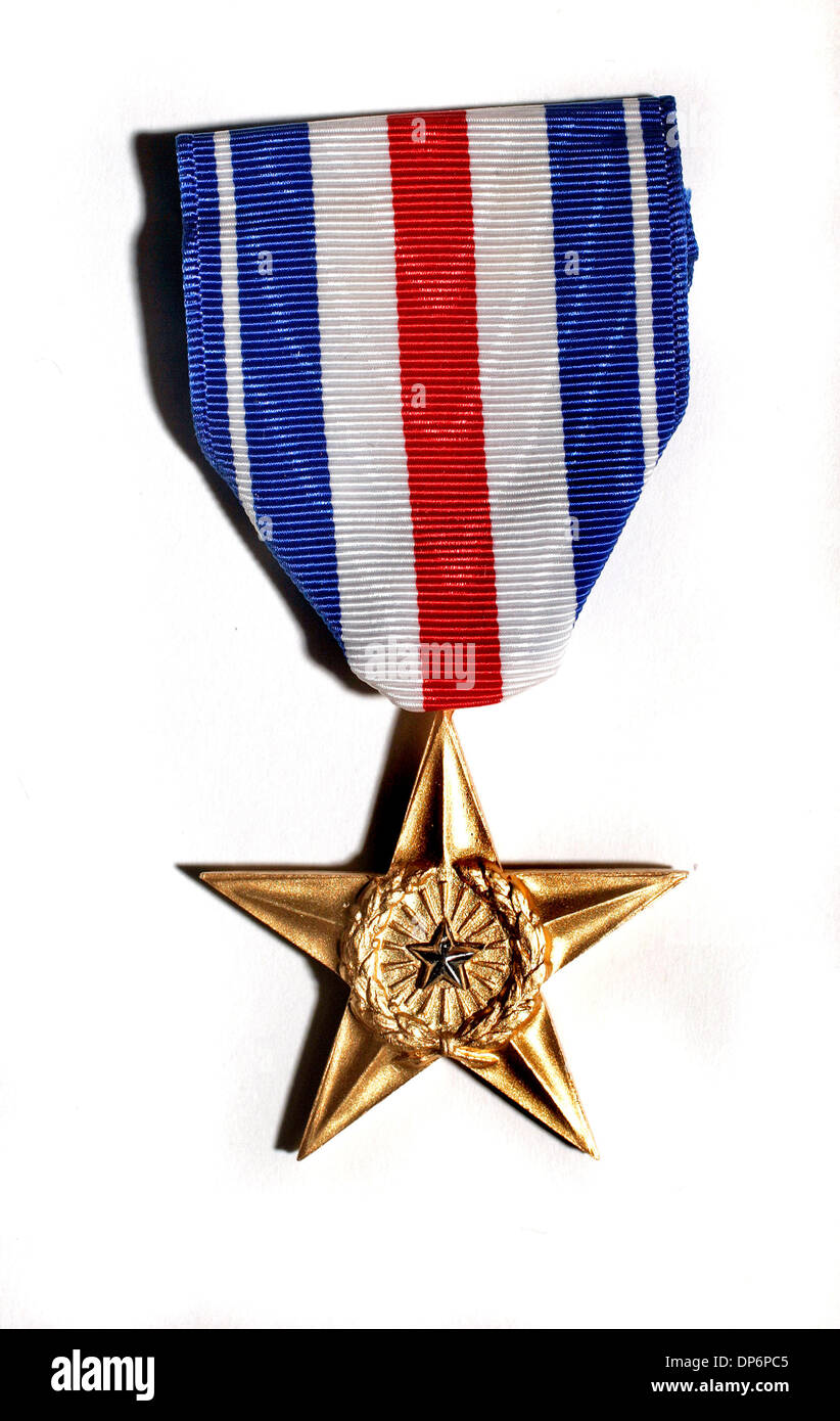 Oct 20, 2006; San Diego, CA, USA; Detail of military medals - this one ...