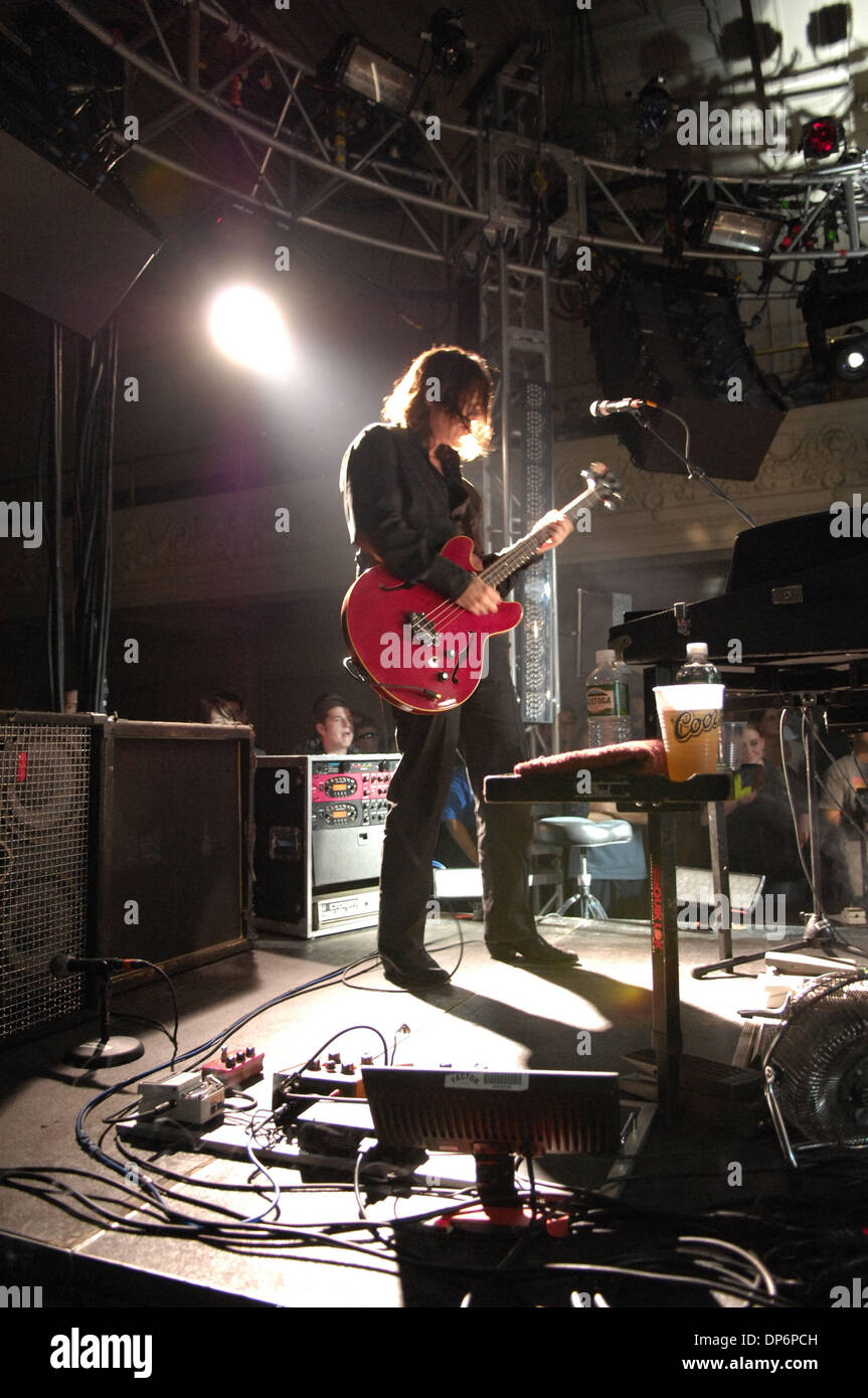 Oct 20, 2006; San Francisco, CA, USA; The Secret Machines perfrosm live ...