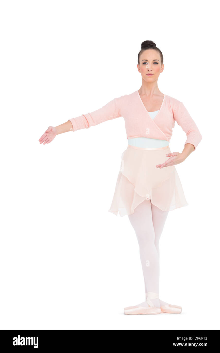 Serious gorgeous ballerina posing for camera Stock Photo - Alamy