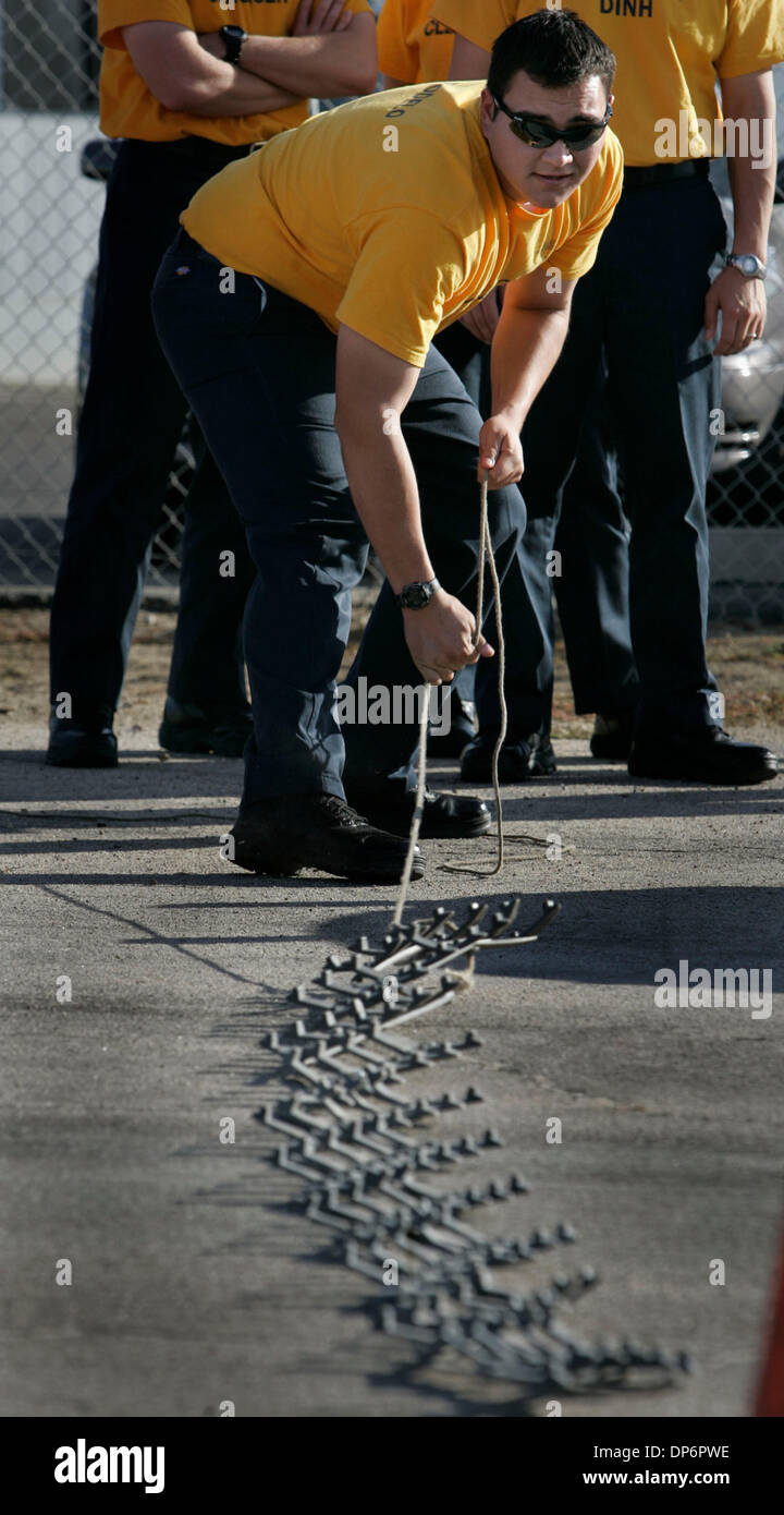 Oct 23, 2006; San Diego, CA, USA; NICK RODELO, a cadet at the San Diego ...