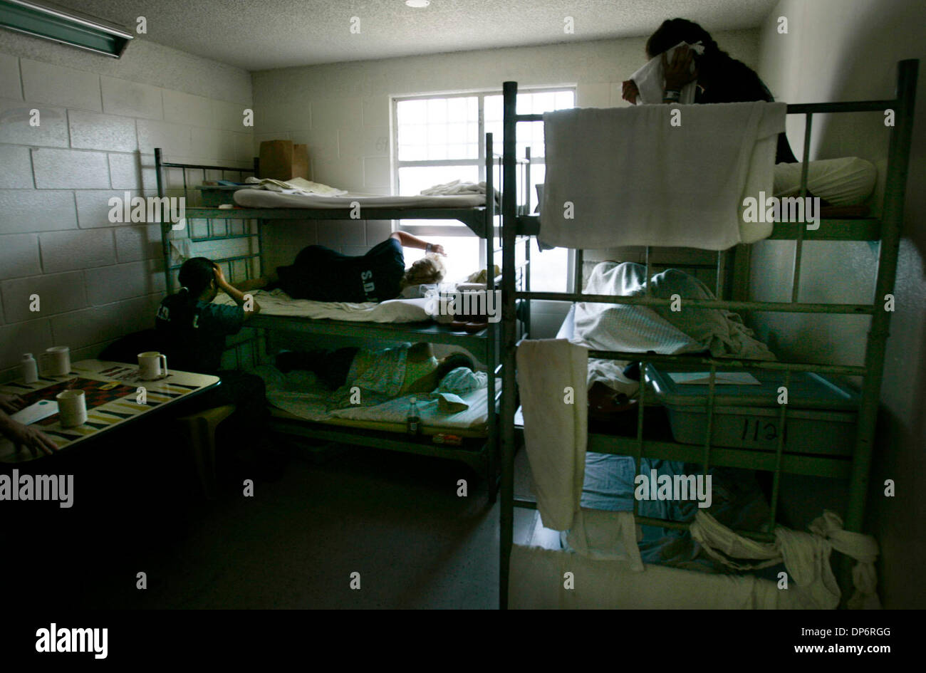 Oct 24, 2006; Santee, CA, USA; In some cells, there are six women ...