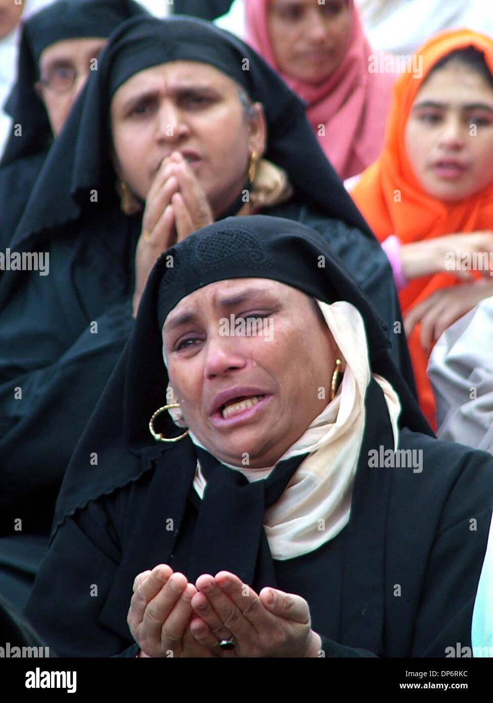 Oct 25, 2006; Srinagar, Kashmir, INDIA; Indian Kashmiri women pray on ...