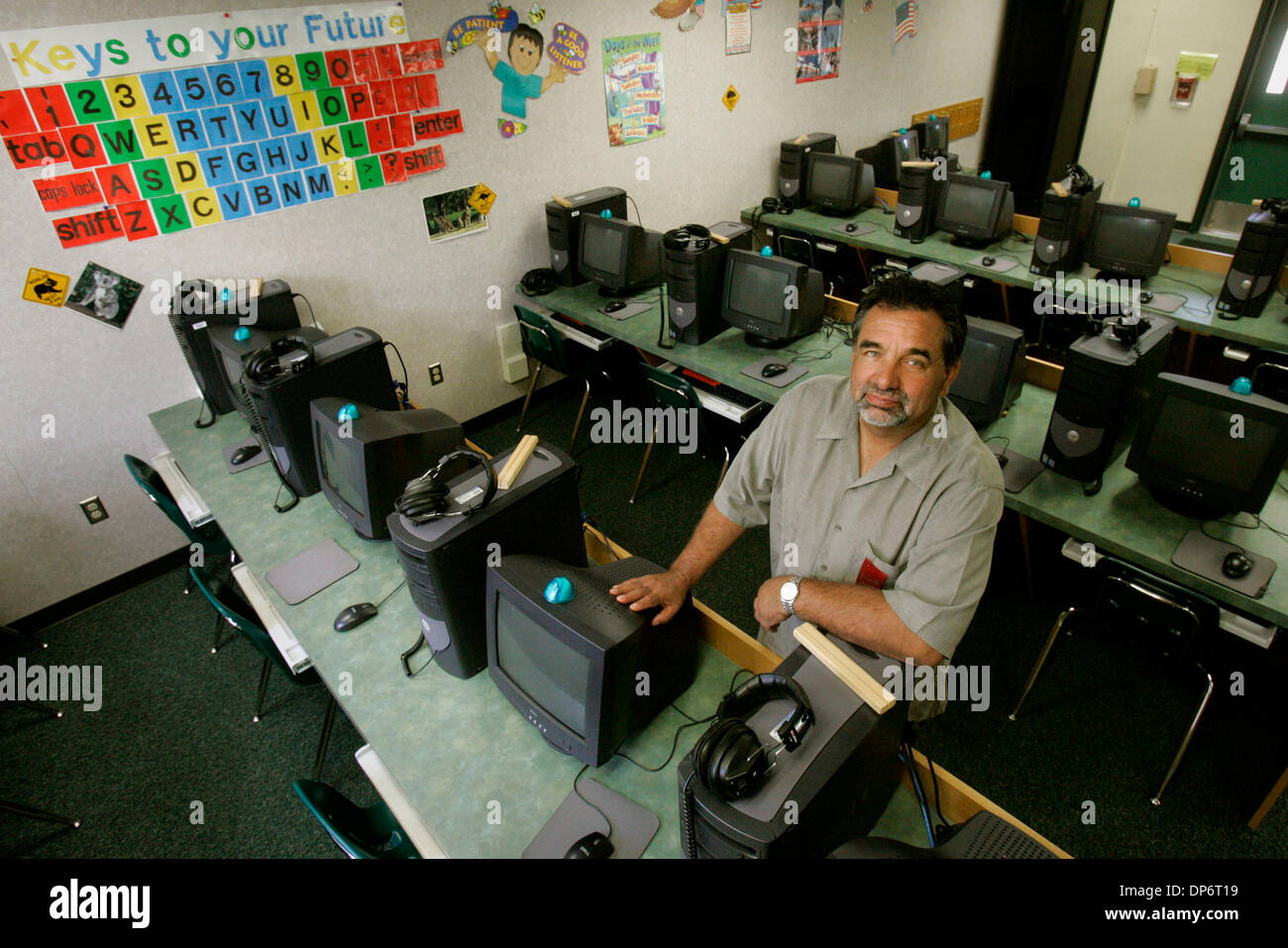 Principal school computer hi-res stock photography and images - Alamy