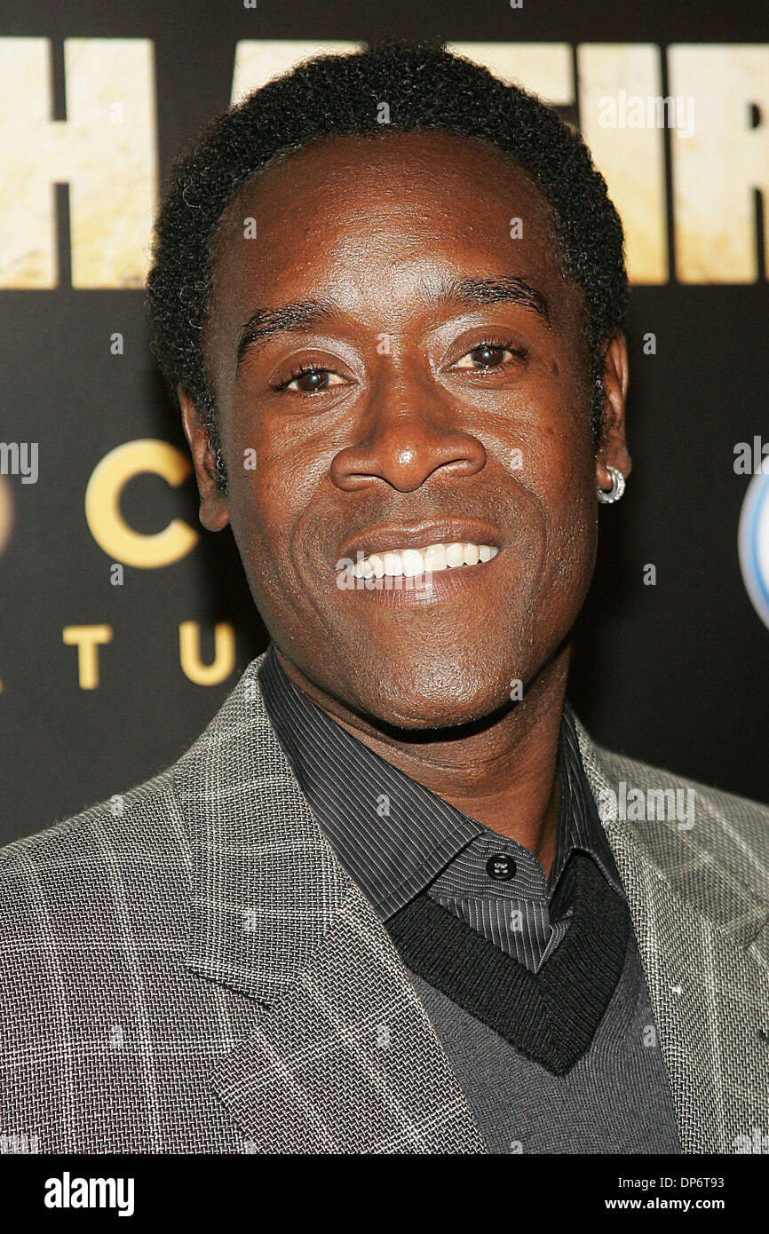 Oct 25, 2006; Los Angeles, CA, USA; Actor DON CHEADLE during arrivals ...