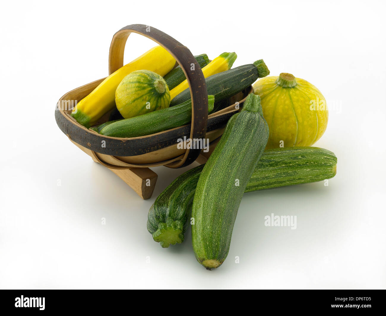 Courgette basket hi-res stock photography and images - Alamy