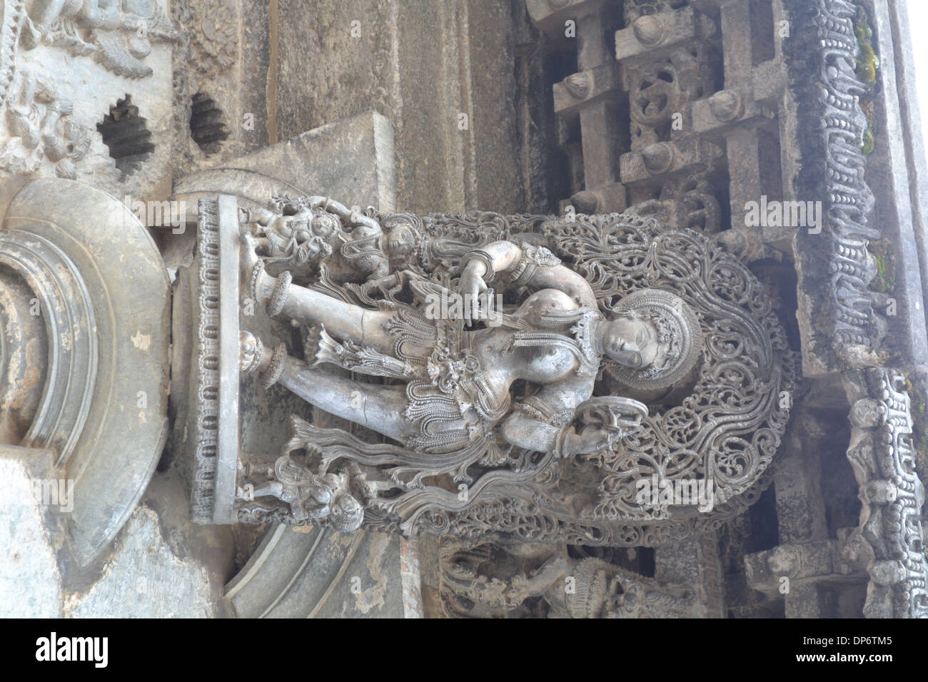Belur Chennakesava temple - Pillars and sculptures - celestial maidens ...