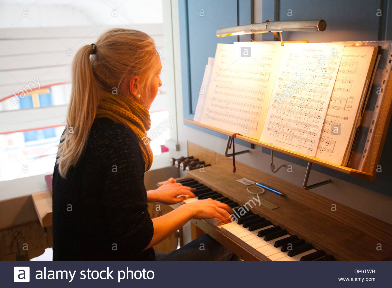 Playing Church Organ High Resolution Stock Photography and Images - Alamy