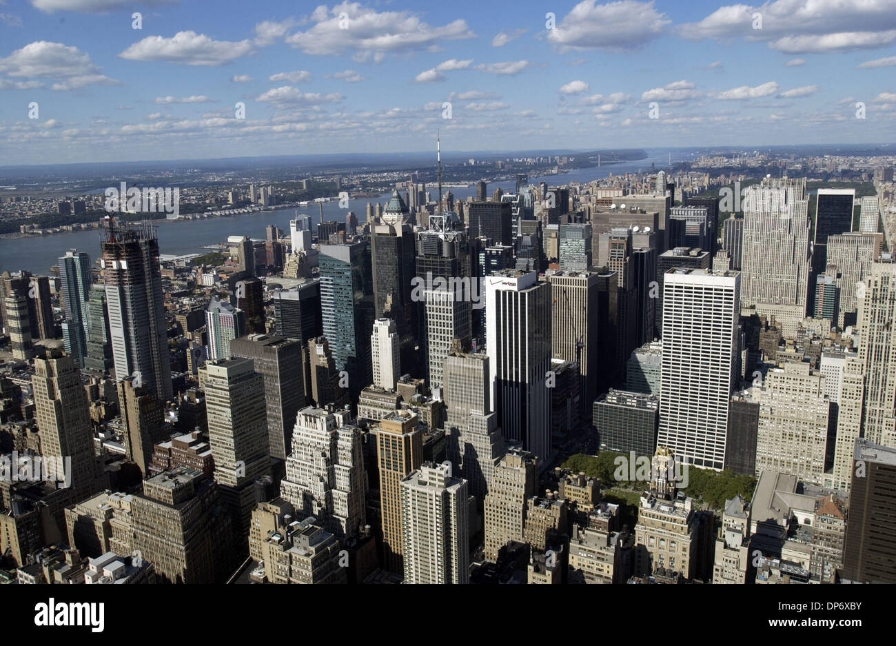 Oct 26, 2006; New York, NY, USA; A view of New York City from the top ...