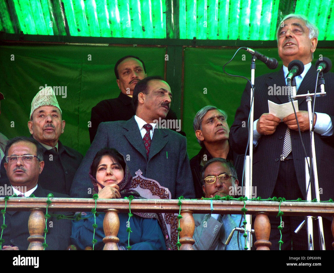 Oct 28, 2006; Srinagar, Kashmir, INDIA; Mufti Mohd Syed, leader of ...